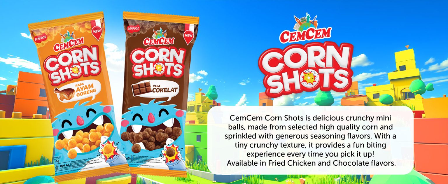 Cemcem Corn Shots – PT Benfood Dinamika Sentosa